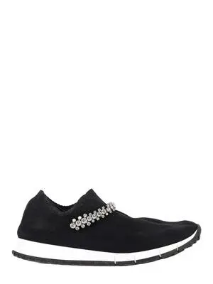 JIMMY CHOO Verona Embellishment Slip-on Sneakers - Black