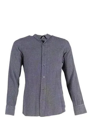 TOM FORD Check Button-front Shirt - Blue