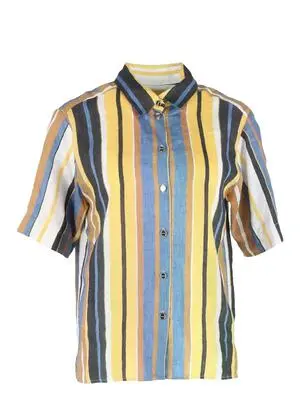 Sandro Striped Buttoned Shirt - Yellow