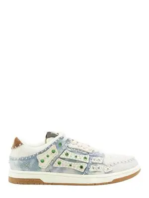 Amiri Stud-embellished Sneakers - Blue