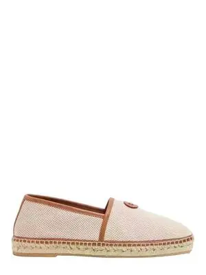 Valentino Garavani Vlogo Canvas Espadrilles - Neutrals