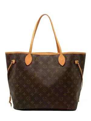 LOUIS VUITTON 2010 Monogram Neverfull Mm Tote Bag - Brown