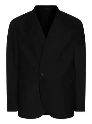 Giorgio Armani Single-breasted Blazer - Black