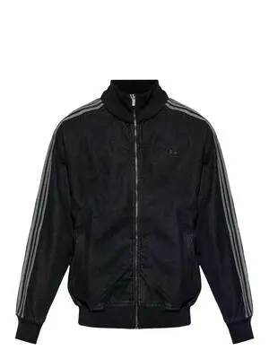 Adidas Side-stripe Zip-up Jacket - Black