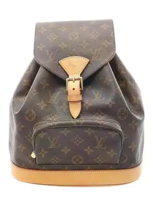 LOUIS VUITTON Monogram Montsouris Mm Backpack - Brown