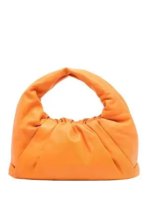 Bottega Veneta 2012-2025 Lambskin The Pouch Shoulder Bag - Orange