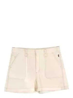 Chloé Contrast-stitching Pocket Shorts - White