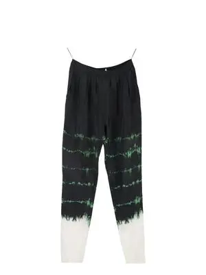 Stella McCartney Tie-dye Print Trousers - Black