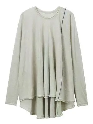 Y’s Line Raw Edge Top - Neutrals