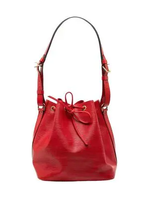 LOUIS VUITTON 1995 Epi Petit Noe Bucket Bag - Red