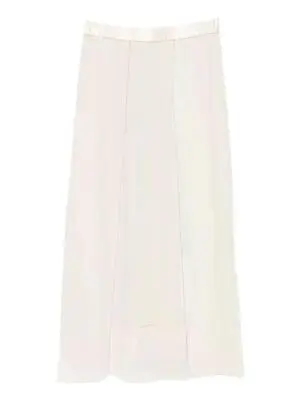 Peserico Elasticated-waistband Maxi Skirt - Neutrals