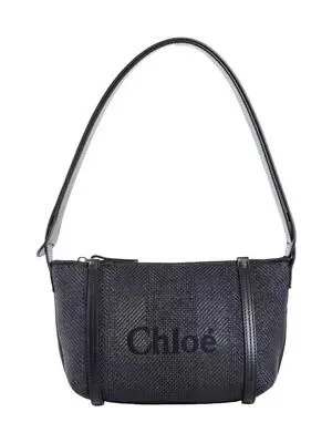 Chloé Logo-detail Shoulder Bag - Black