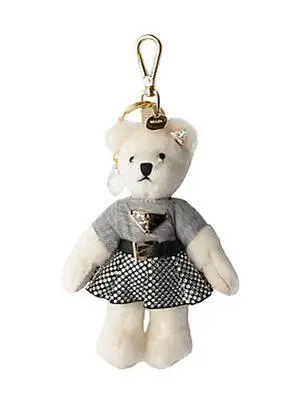 Prada Teddy Bear Bag Charm - White
