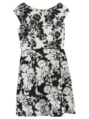 Oscar De La Renta Floral-print Mini Dress - White