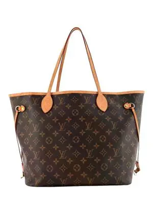 LOUIS VUITTON Neverfull Monogram Canvas Mm Tote Bag - Brown