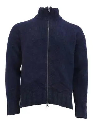 Etro Zip-up Knitted Cardigan - Blue