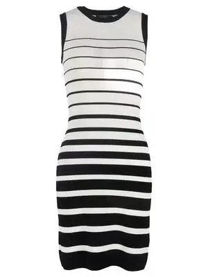 Ralph Lauren Striped Mini Dress - White