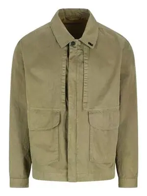 MASSIMO OSTI STUDIO Button Flap-pocket Overshirt - Neutrals