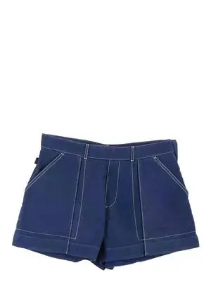 Chloé Contrast-stitching Four-pocket Shorts - Blue