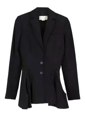 Antonio Berardi Crepe Cut-out Blazer - Black