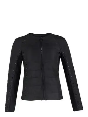 Michael Kors Quilted Studded Jacket - Black