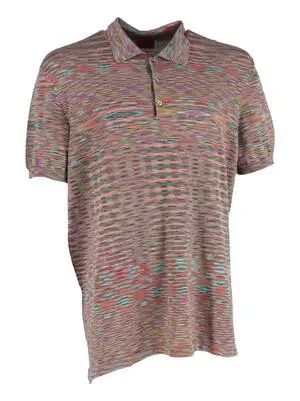 Missoni Short-sleeve Polo Shirt - Red