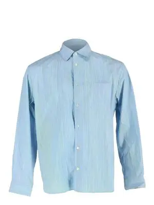 A.p.c. Striped Button-down Shirt - Blue