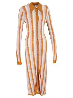 Dodo Bar Or Maya Knitted Long Dress - Green | Editorialist