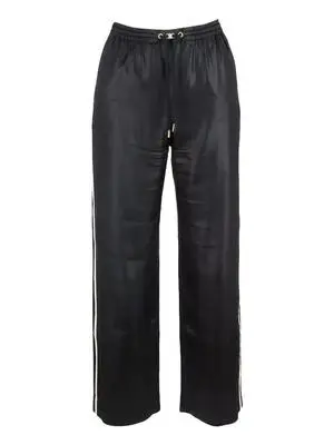 Celine Drawstring-waist Trousers - Black