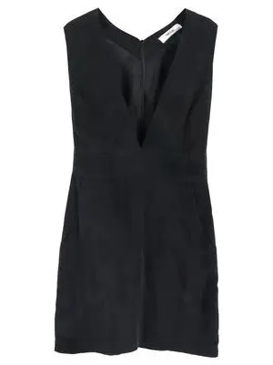 ANINE BING V-neck Mini Dress - Black