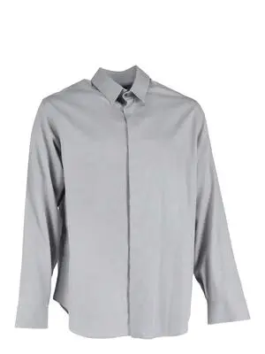 Giorgio Armani Concealed-fastening Shirt - Grey