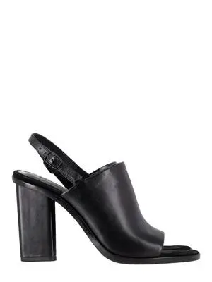 ALEXANDER WANG 2022 Cole Slingback Heeled Sandals - Black