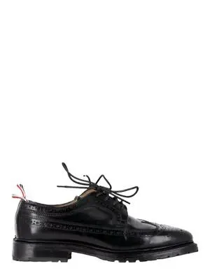 Thom Browne Leather Derby Shoes - Black
