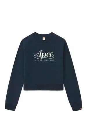 A BATHING APE Logo Sweater - Blue