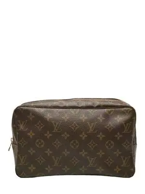 LOUIS VUITTON 1982 Monogram Trousse Toilette 28 - Brown