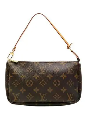LOUIS VUITTON 2002 Monogram Pochette Accessoires - Brown
