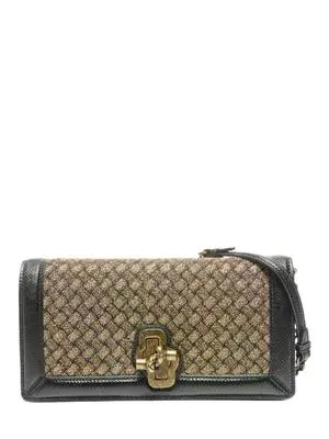 Bottega Veneta Chain-strap Leather Crossbody Bag - Black