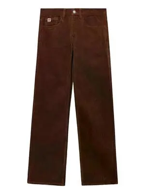 A BATHING APE Corduroy Trousers - Brown