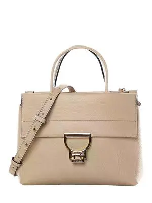 COCCINELLE Grained Leather Tote - Neutrals