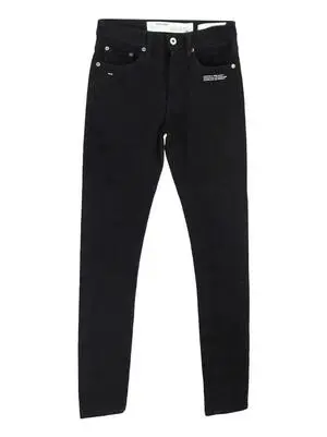 Off-White Slim-fit Trousers - Black