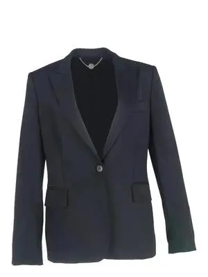 Stella McCartney Single-breasted Blazer With Pockets - Black