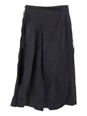 Yohji Yamamoto Wide-leg Trousers - Black