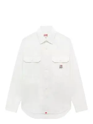 A BATHING APE Heart Pocket Shirt - White