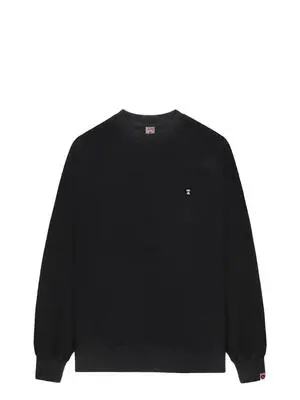 A BATHING APE Apee™ * Crew-neck Appliqué Sweatshirt - Black
