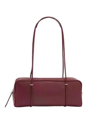 By Far Leather Shoulder Bag - Red