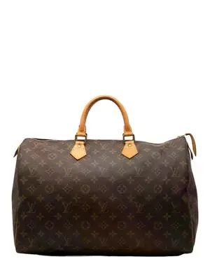 LOUIS VUITTON 1994 Monogram Speedy 40 Boston Bag - Brown