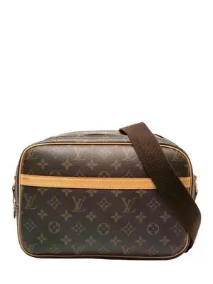 LOUIS VUITTON 2012 Monogram Reporter Pm Crossbody Bag - Brown