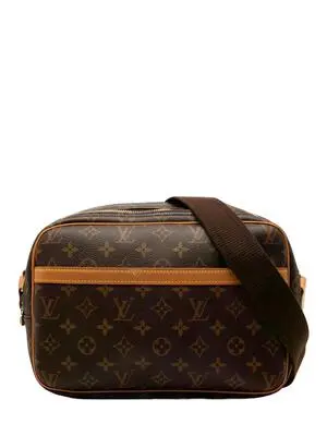 LOUIS VUITTON 2000 Monogram Reporter Pm - Brown