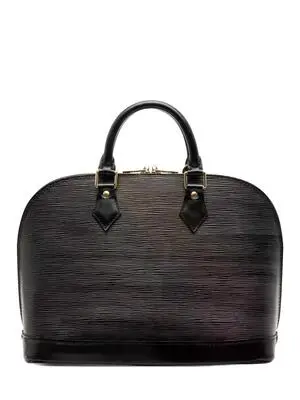 LOUIS VUITTON Epi Alma Pm Handbag - Black