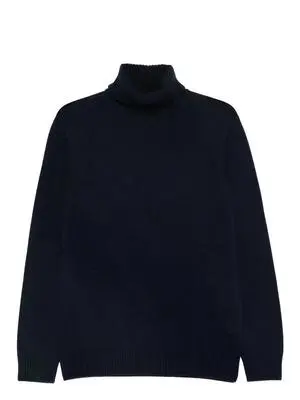 KANGRA Roll Neck Sweater - Blue